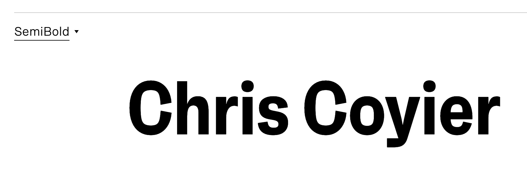 Independent Type Foundry Advent Calendar – Chris Coyier