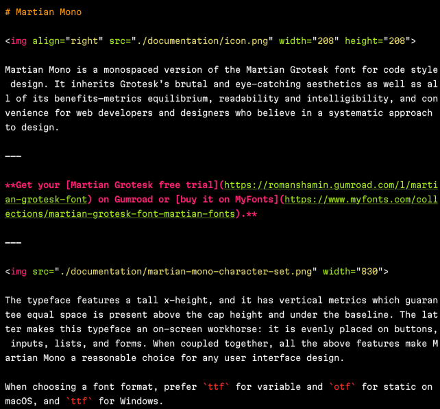Some Monospace Fonts I’ve Only Just Seen – Chris Coyier